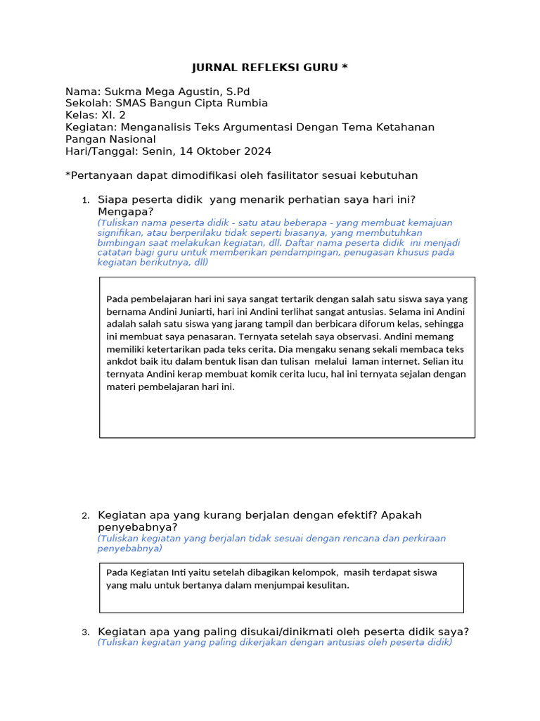 Jurnal - Refleksi - Guru - Literasi - Membaca Devita Sari | PDF