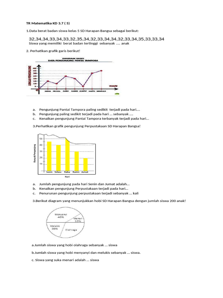 Tugas Rumah Matematika Data | PDF