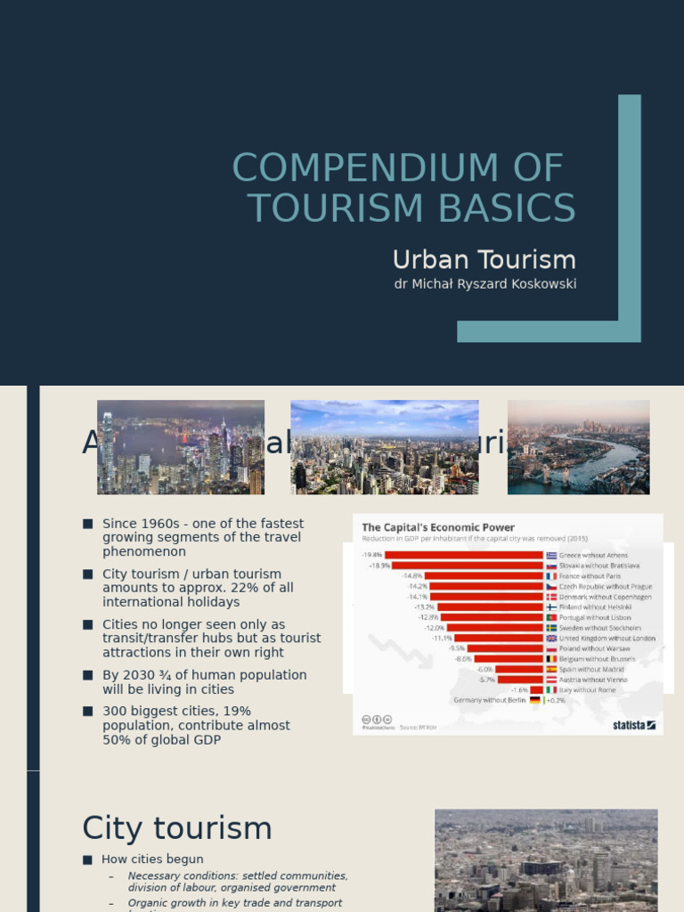 Urban Tourism - Compendium of Tourism Basics - MR Koskowski | PDF