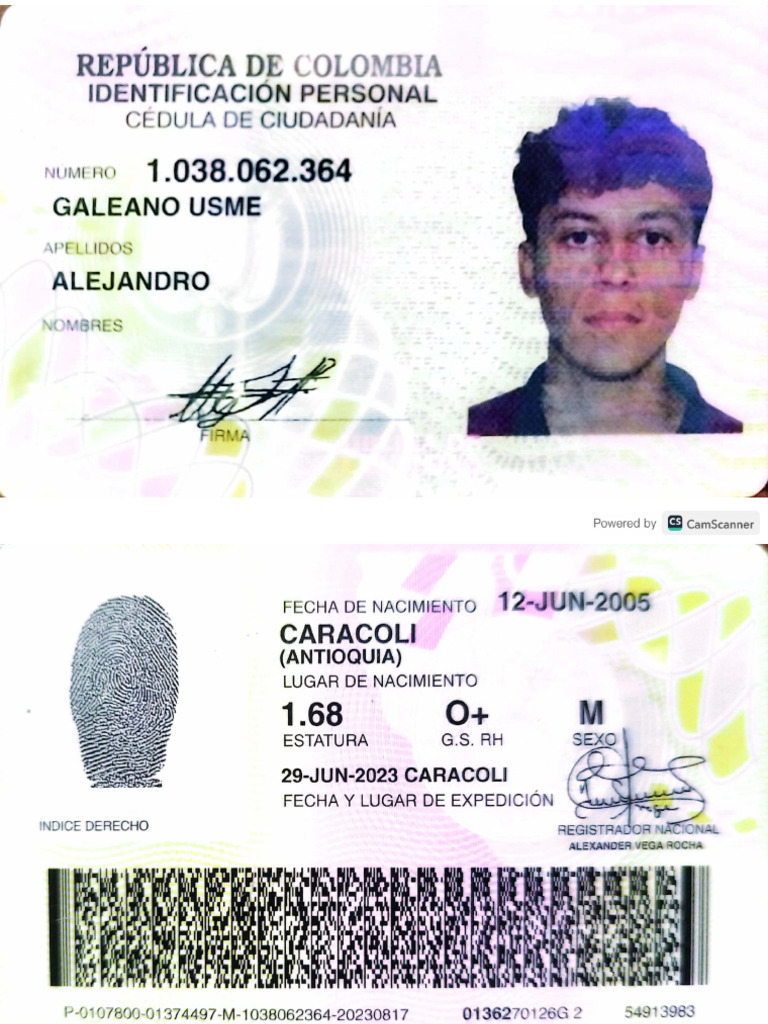 Documento Cédula | PDF