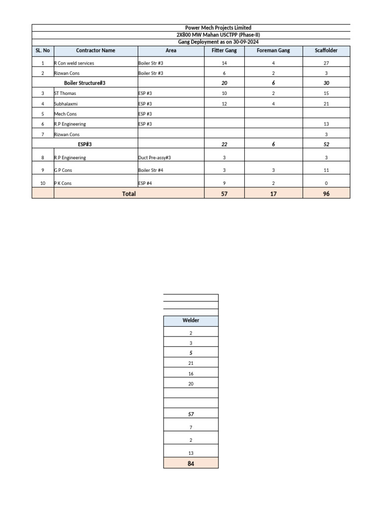 Manpower Deployment | PDF
