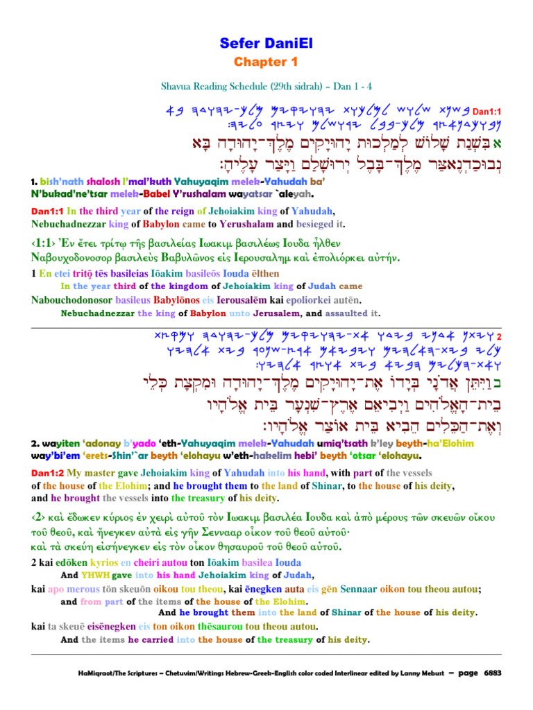 Interlinear Daniel | PDF