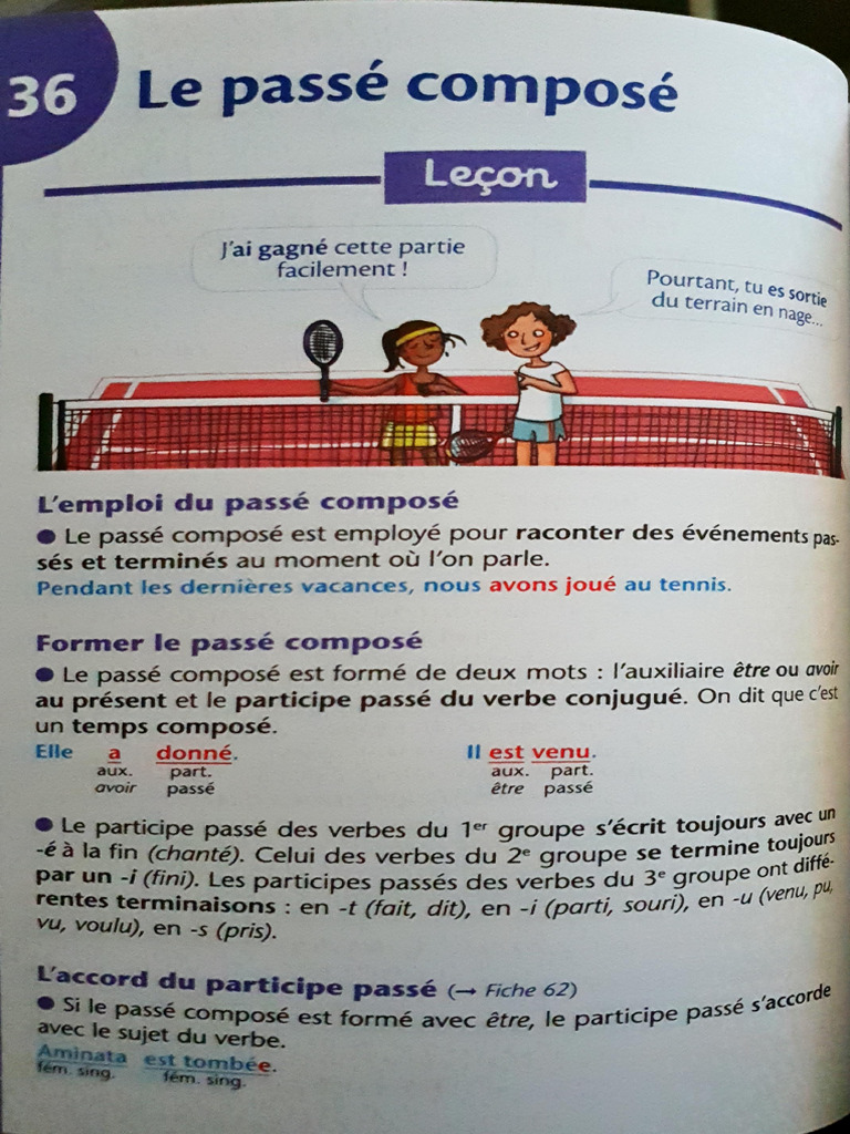 Passe composé | PDF