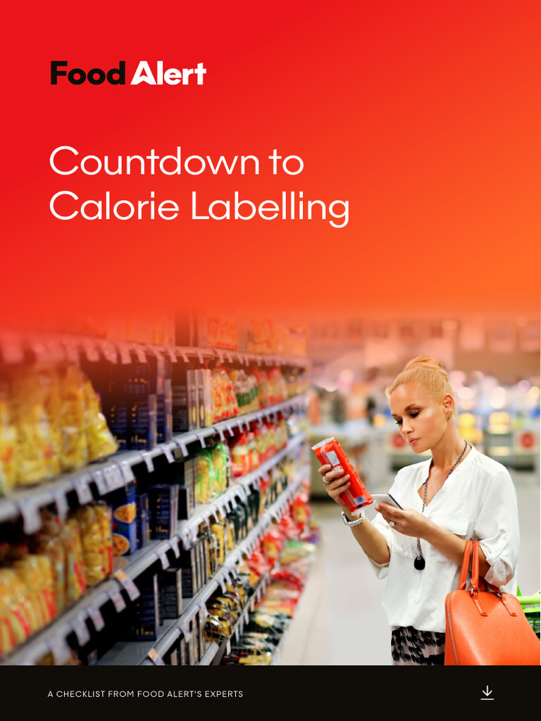 Food Alert - Countdown To Calorie Labeling Guide | PDF