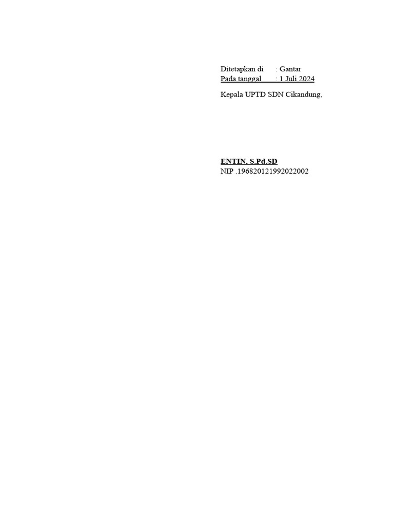 Kurikulum Satuan Pendidikan 2024-2025 (1) - 463 | PDF