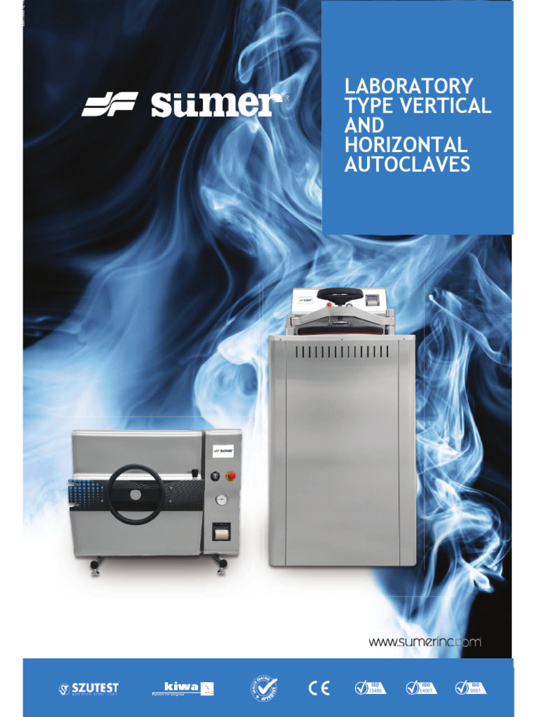 12 Sumer As Adela Series Laboratory Autoclave | PDF