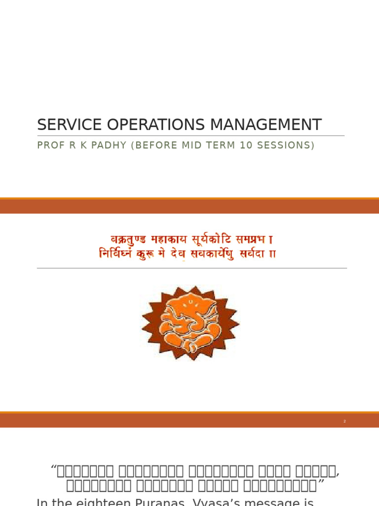 Service Operations Management | PDF