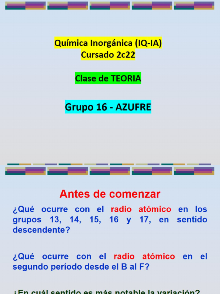 4 - Teoria AZUFRE- 2c22 - Av - Imag | PDF