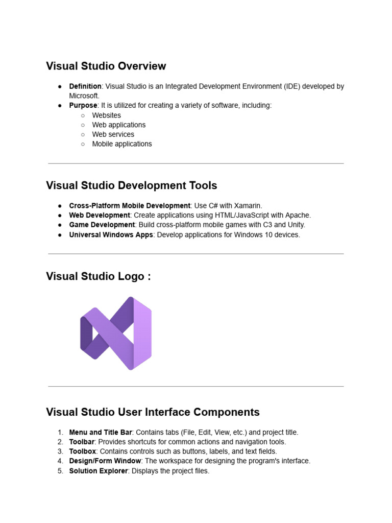 Computer (Visual Studio) | PDF