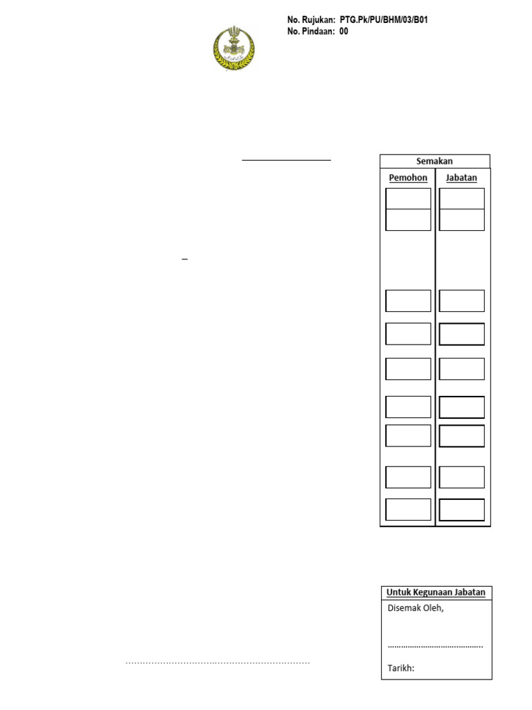 Borang Kebenaran Pindahmilik Dan Gadaian | PDF