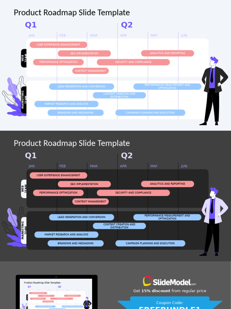 Product Roadmap Slide Template | PDF | World Wide Web | Internet & Web
