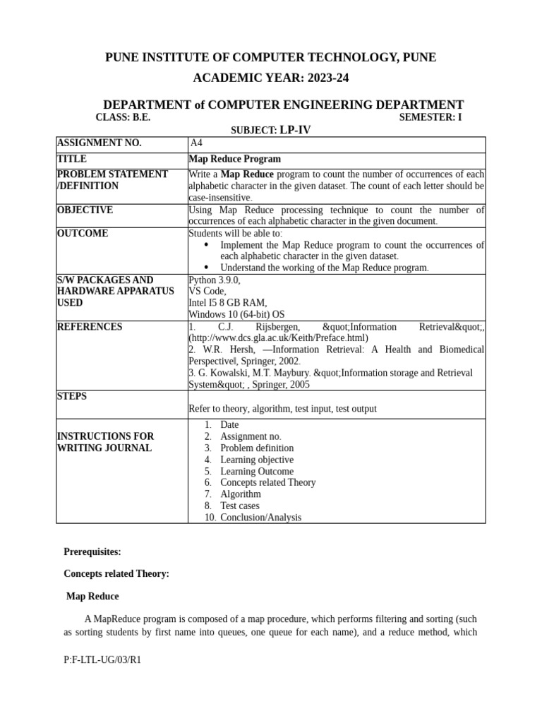 IR-Lab Manual A4 | PDF