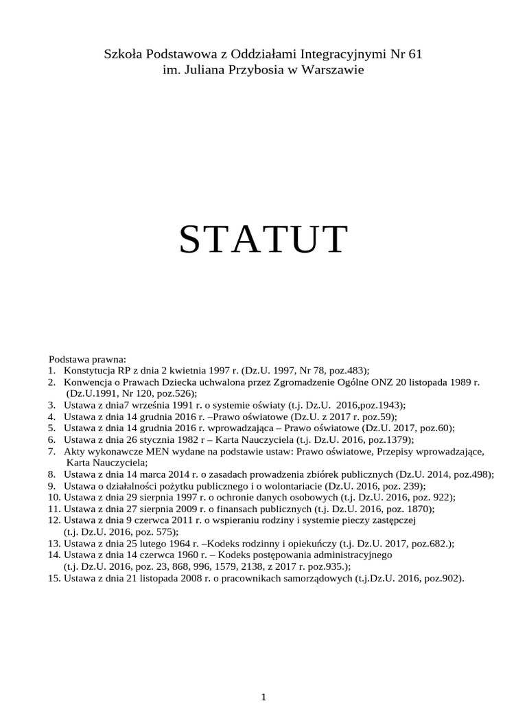 Statut_SP61_2023 | PDF