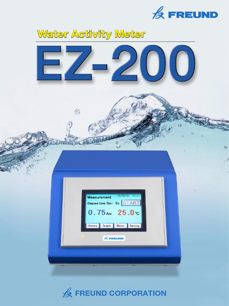 Water Activity Meter EZ200 | PDF
