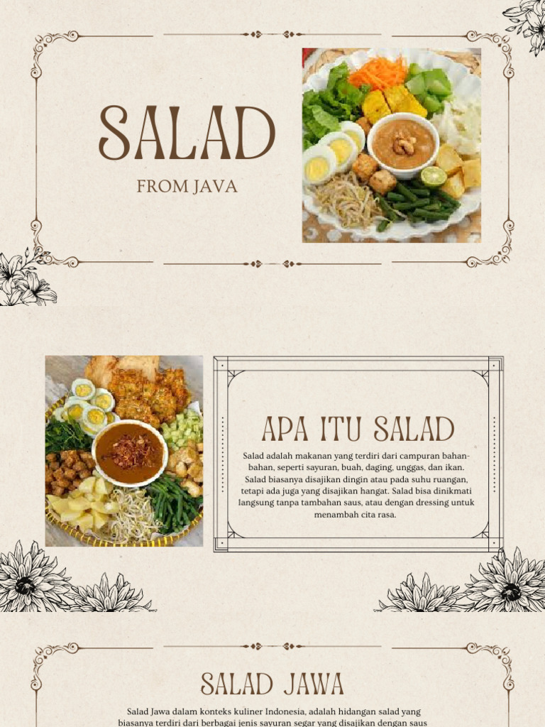 Resep Salad Jawa | PDF