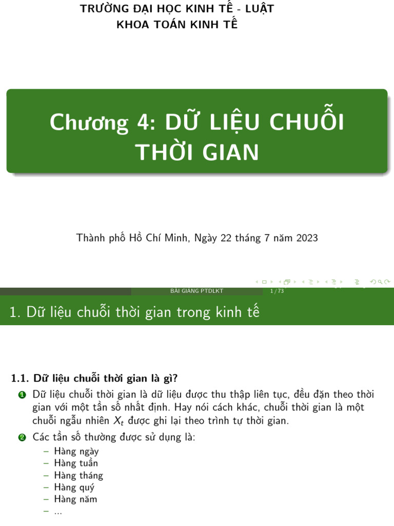 Chuong4_1.Gioi Thieu Ve Chuoi Thoi Gian | PDF