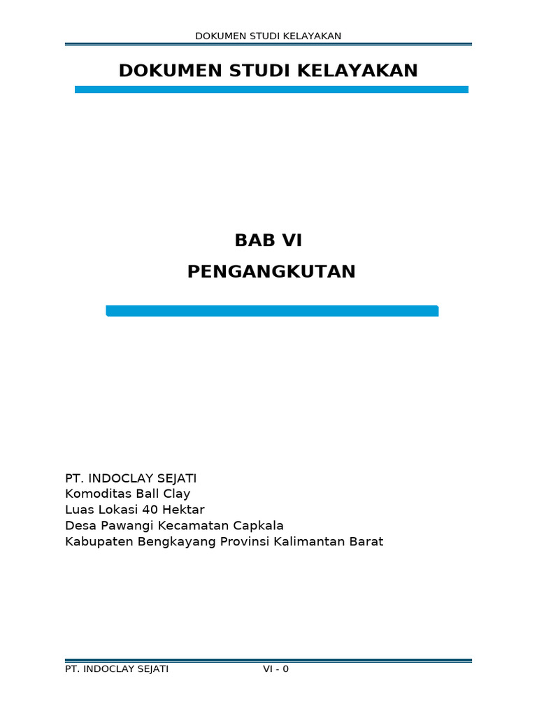 BAB VI - Pengangkutan Dan Penimbunan | PDF