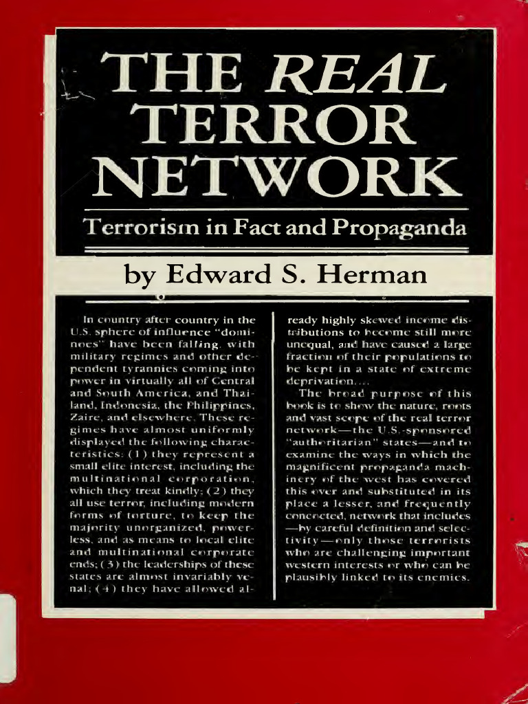 The Real Terror Network Terrorism in Fact and Propaganda | PDF