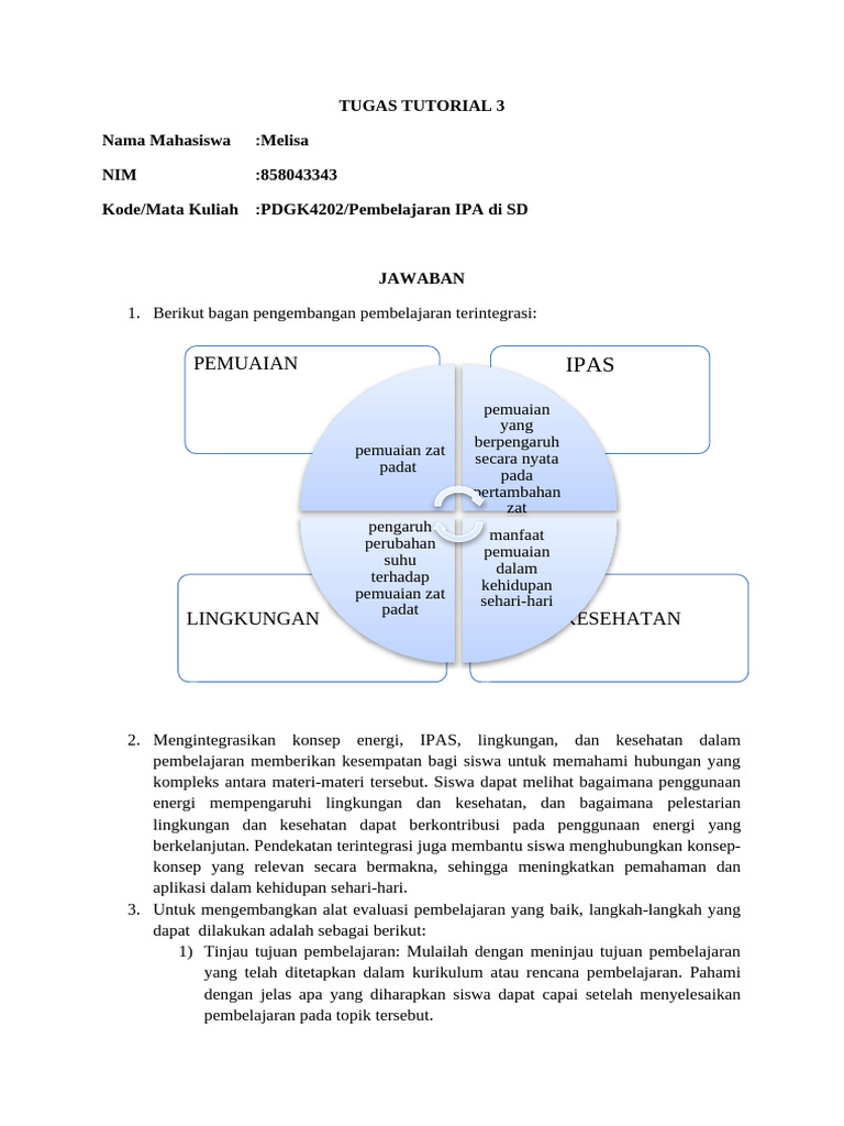 Tugas Tutorial 3 - Ipa | PDF