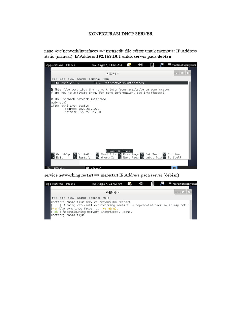 Konfigurasi DHCP Server | PDF