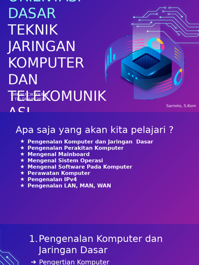 Dasar Dasar Program Keahlian | PDF