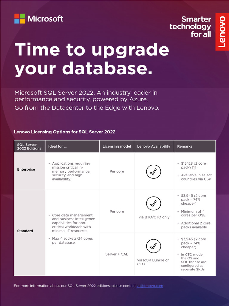 SQL Server 2022 Datasheet Final | PDF