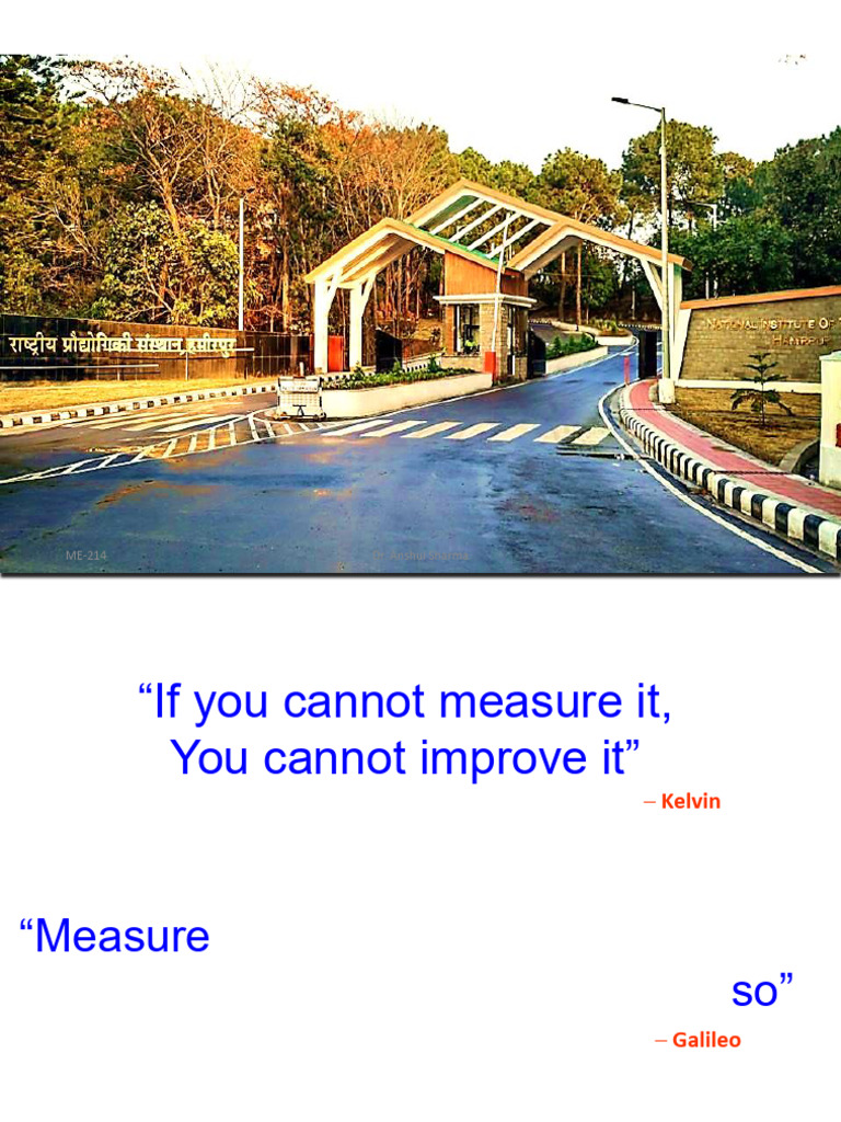 1. Introduction to Metrology and Measurement | PDF