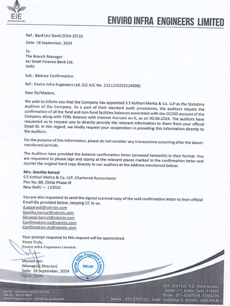 Singed Authorisation Letter | PDF