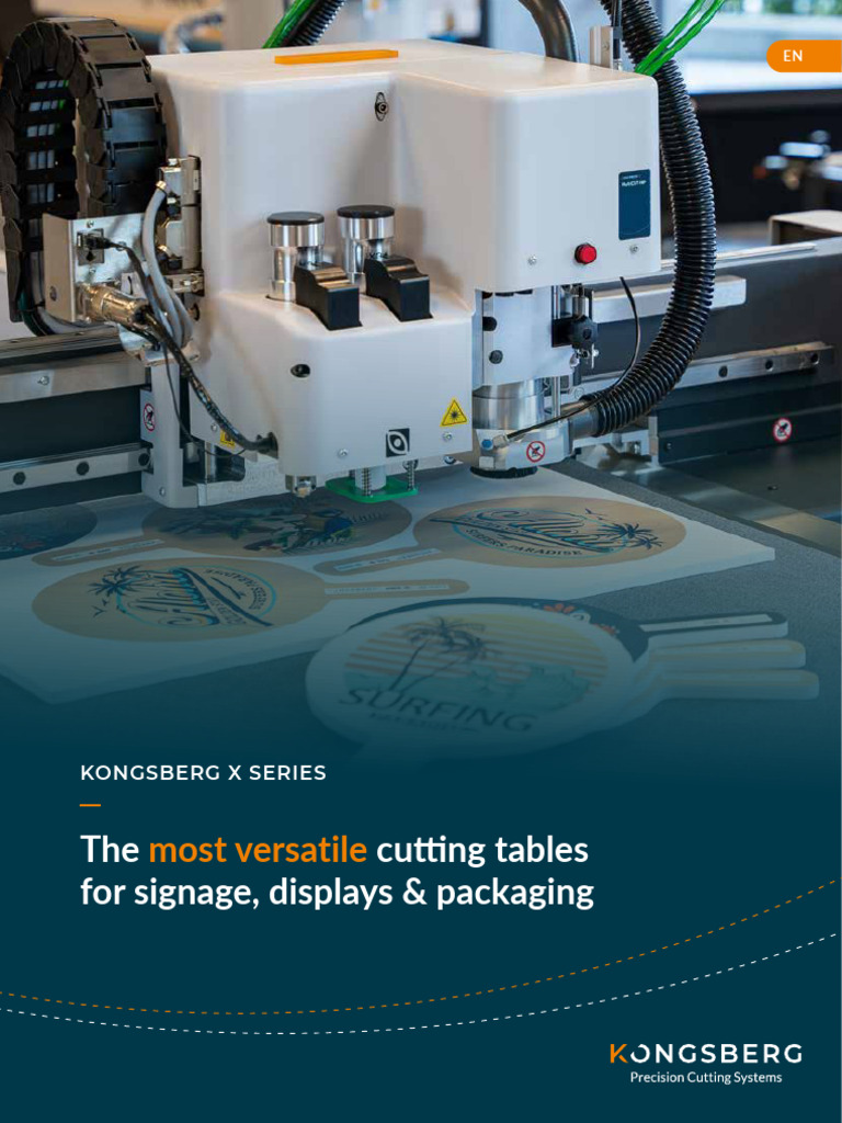 Kongsberg Cutting Table Spec | PDF | Knife | Automation