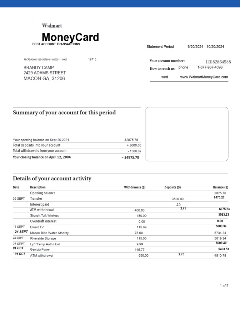 Bank Statement Generator | PDF | Transaction Account | Banking