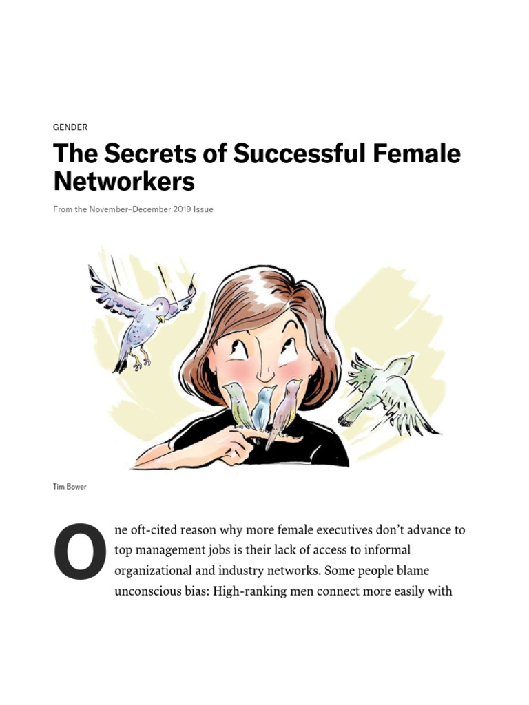 Strategies for Successful Female Networking | PDF | Social Psychology ...