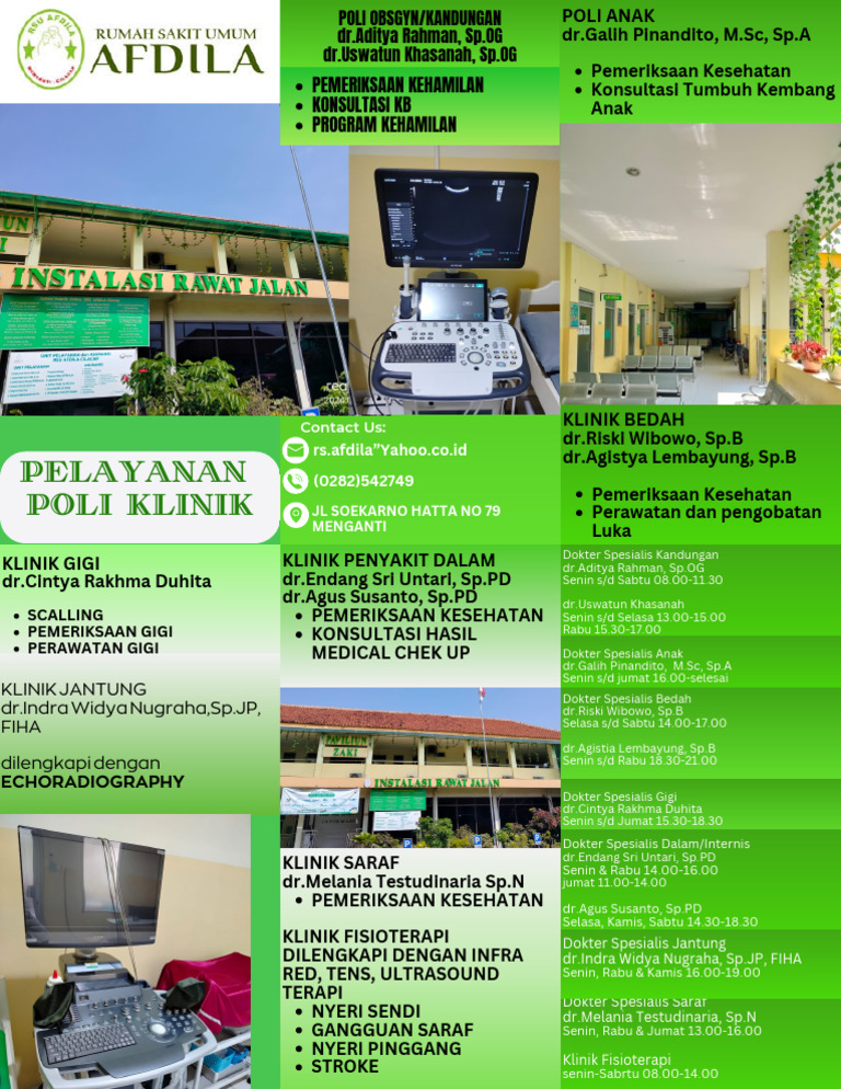 Green Illustrative Mental Health Brochure | PDF