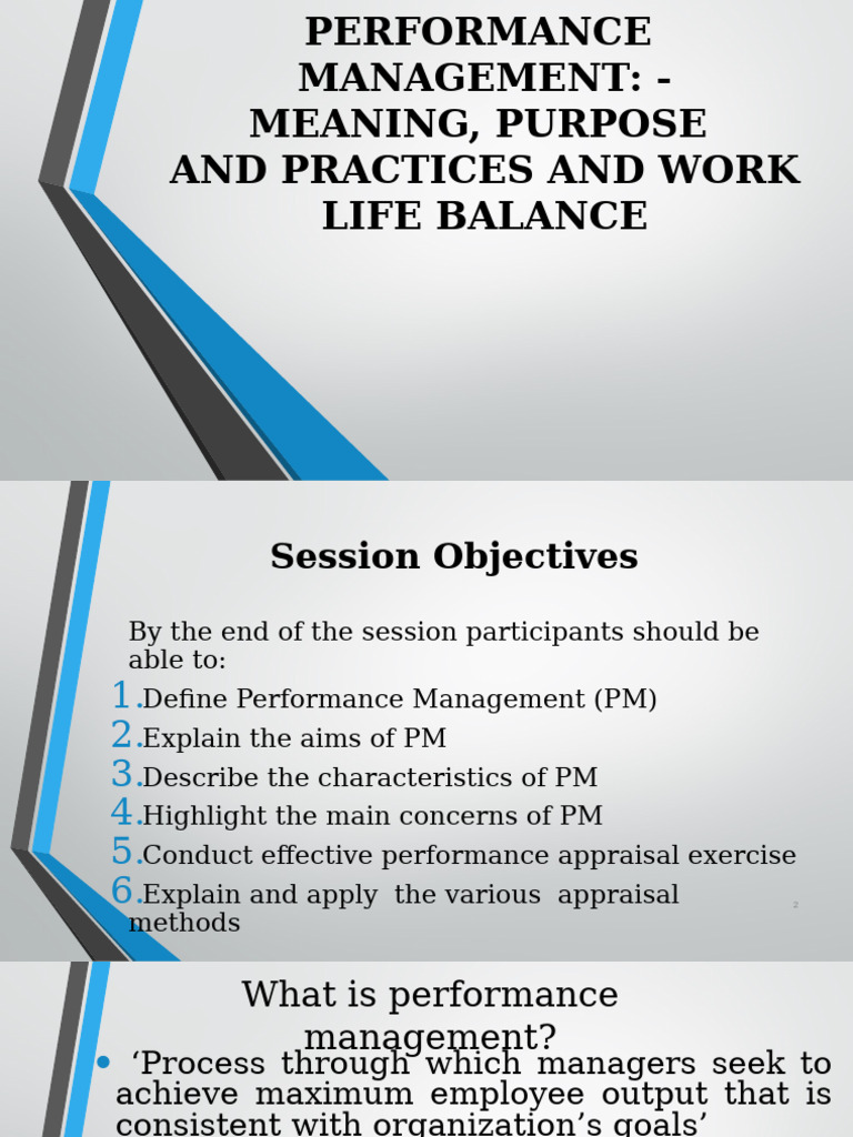 PERFORMANCE MANAGEMENT ... | PDF