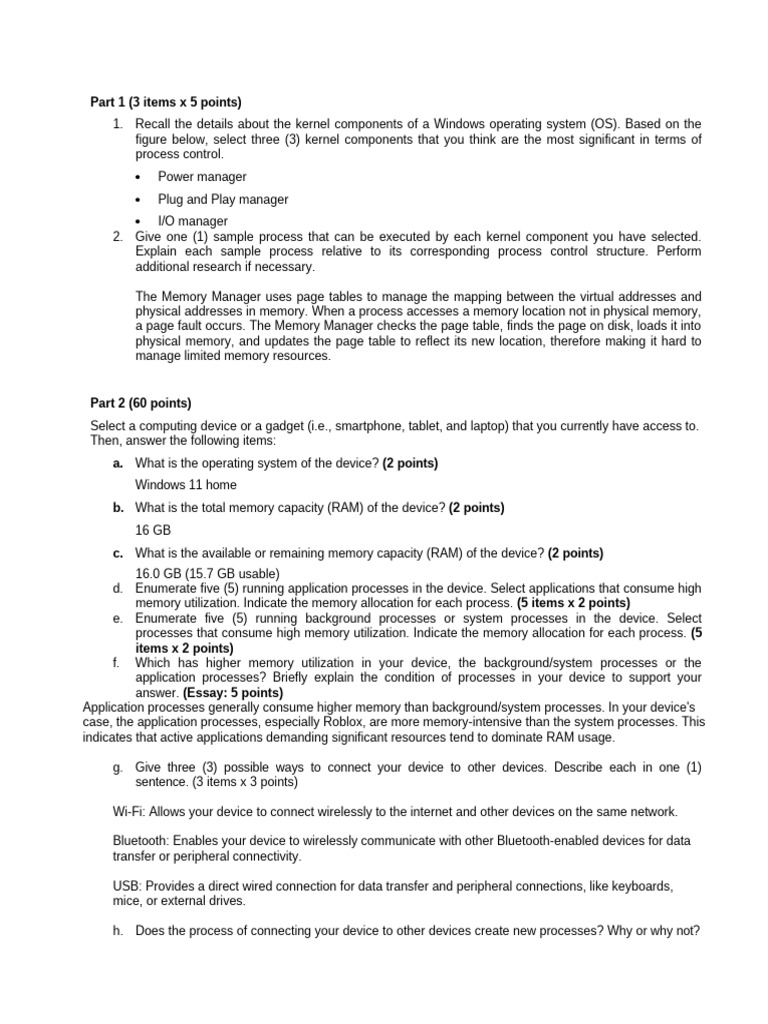 02 - Task - Performance - 1 (7) 0s | PDF | Operating System | Process ...