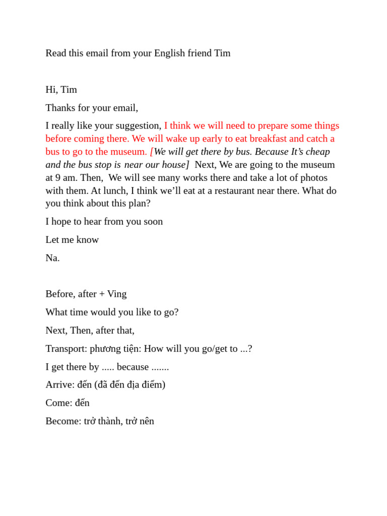 NA - Read This Email From Your English Friend Tim | PDF