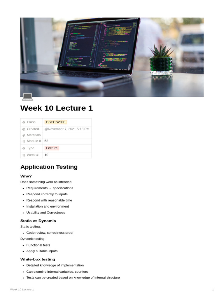 Week_10 | PDF