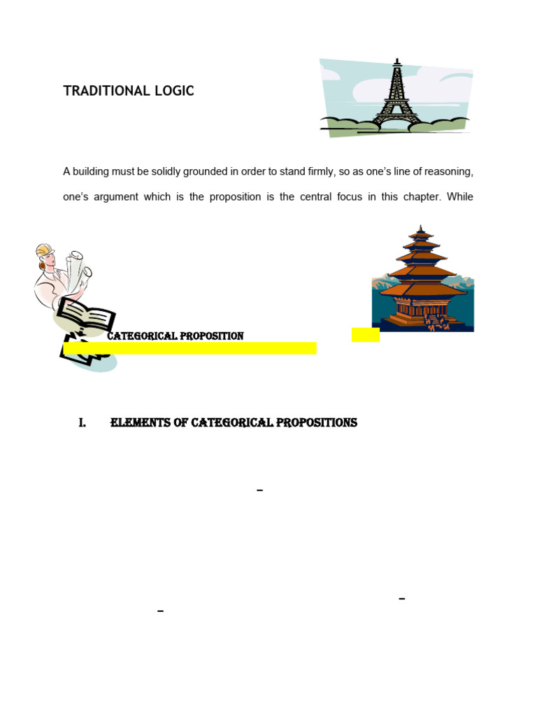 Logic Module 4 Categorical Proposition | PDF