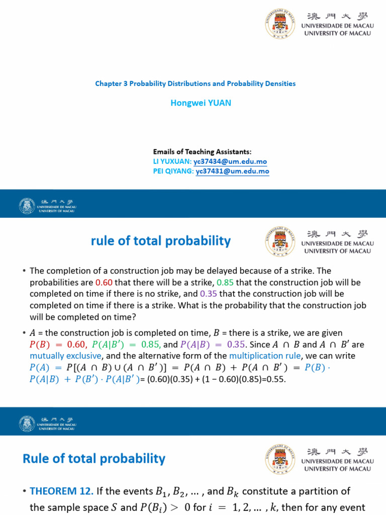 MATH2005 CHAPTER 3 - Part 1 | PDF