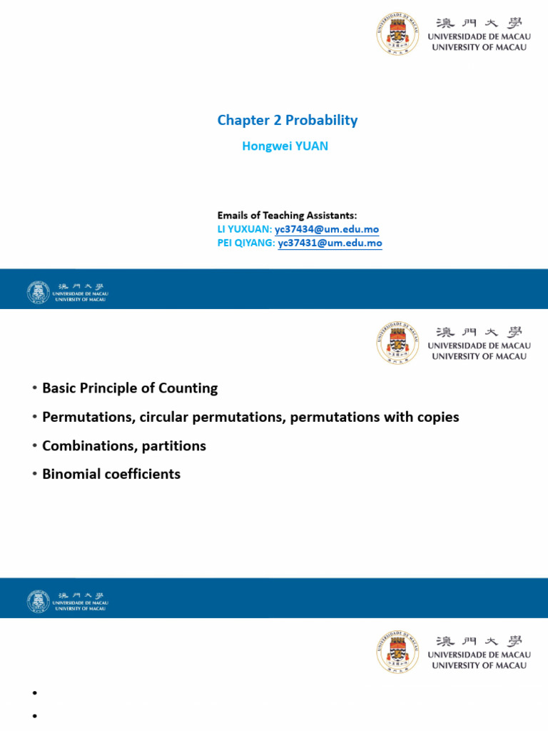 MATH2005 CHAPTER 2 - Part 1 | PDF