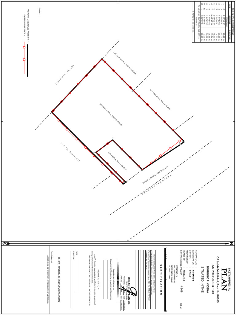 Lot Plan PBDC Proposed Batching Plant | PDF