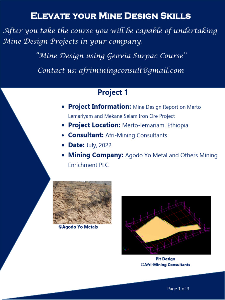 Mine Design Brochur | PDF