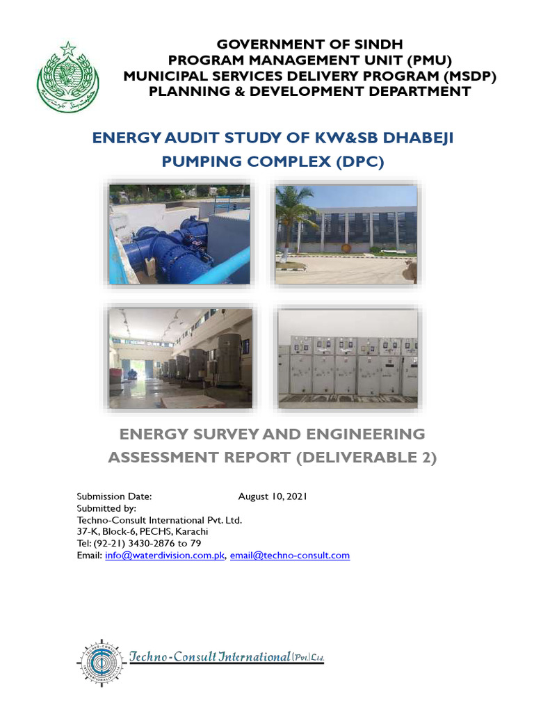 Energy Survey and Engineering Assessment Report (Level 2) - Draft | PDF