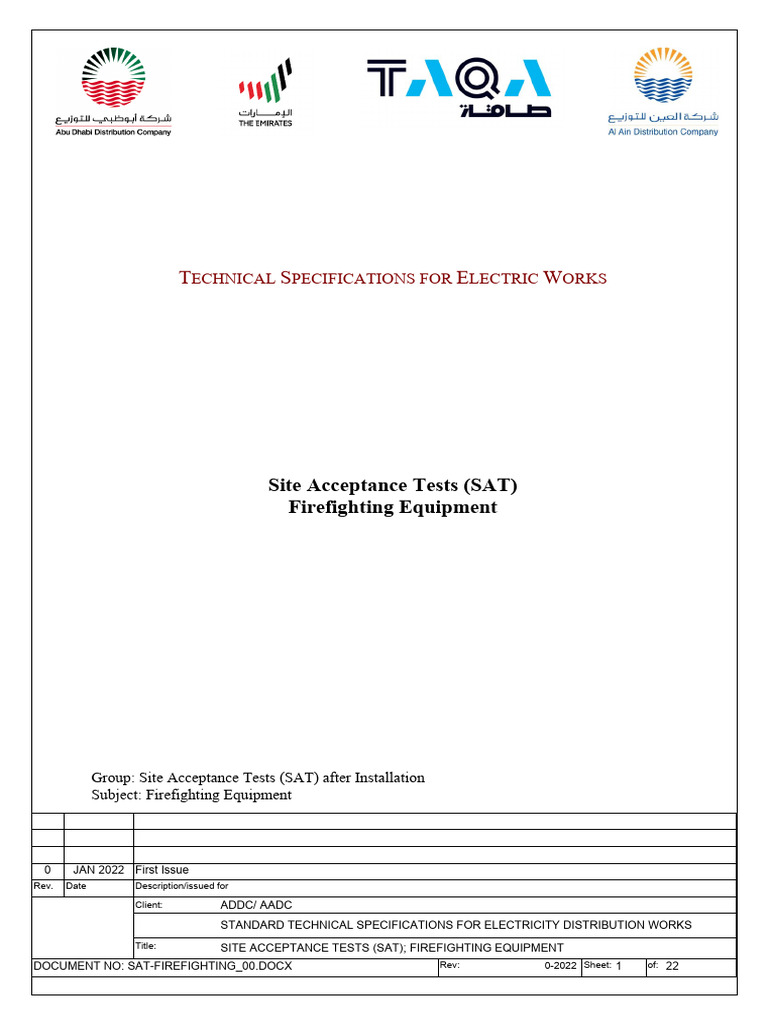 SAT FireFighting 00 | PDF