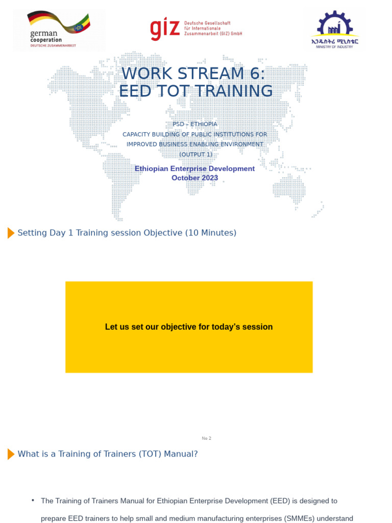Output 1-WS6 EED TOT Training | PDF | Learning | Instructional Design