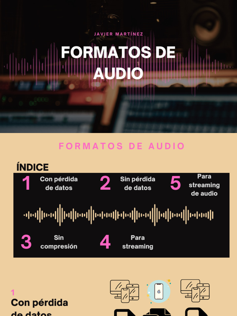 FORMATOS DE AUDIO | PDF