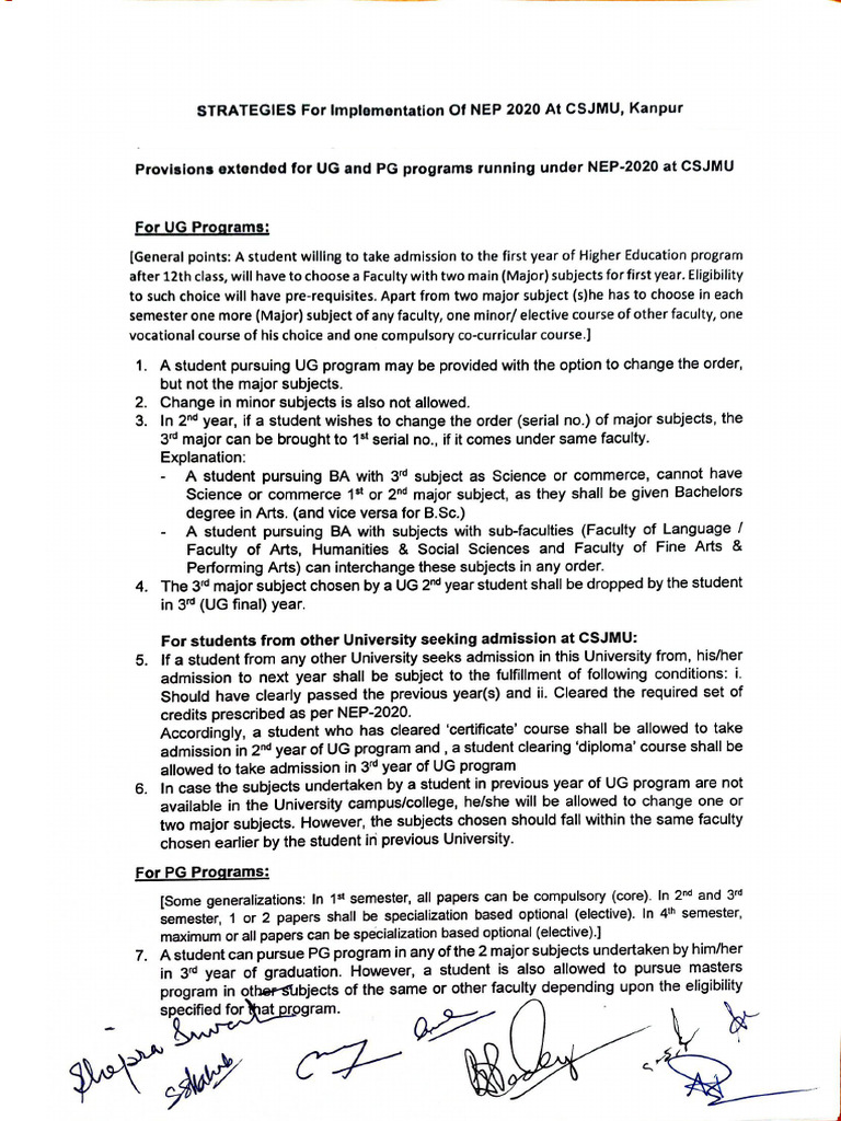 N-E-P - 2020 Guidelines | PDF