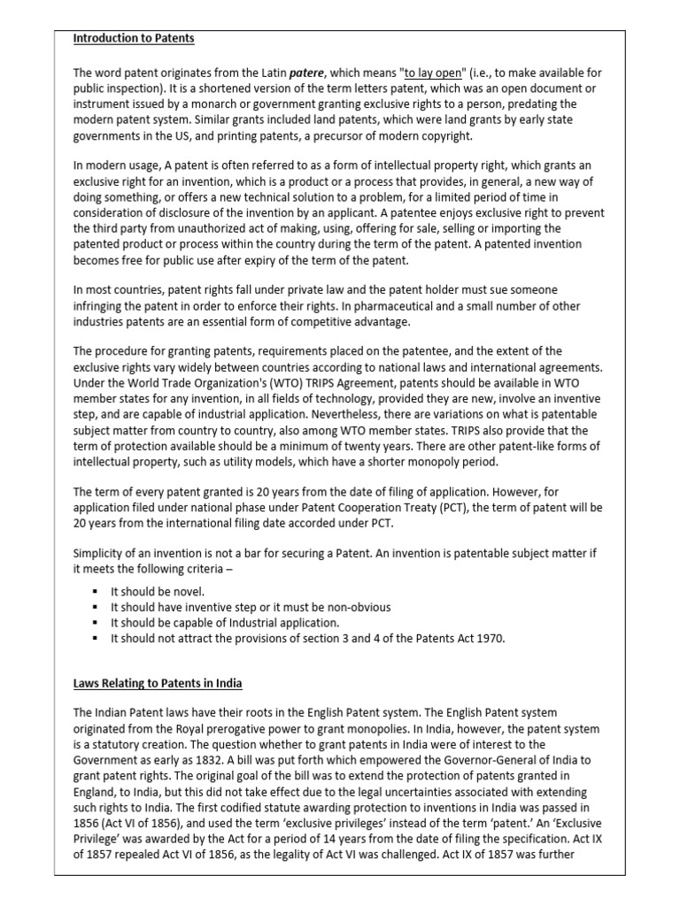 IPR Unit III AR20 | PDF
