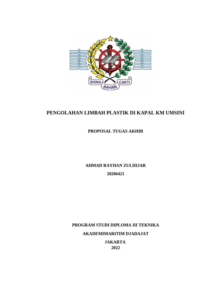 Ahmad Rayhan - PROPOSAL | PDF