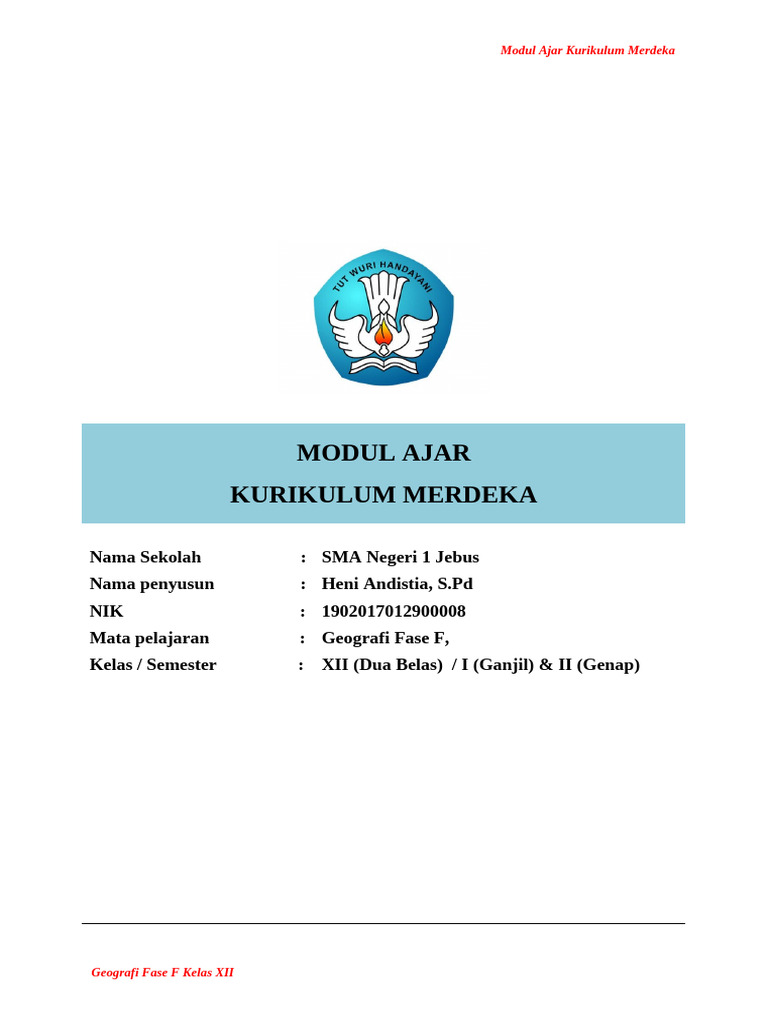 Modul Ajar BAB 1 | PDF