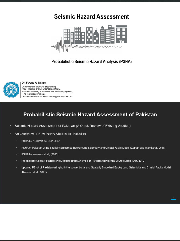 12 - PSHA of Pakistan | PDF